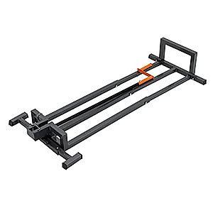 WTRAVEL Ride on Lawn Mower Jack Lift,Telescopic Jack Lifters for Garden Tractor and Lawn Mower Maintenance with Hand Crank +Electric Hadle, Weight Capacity 880 Lbs