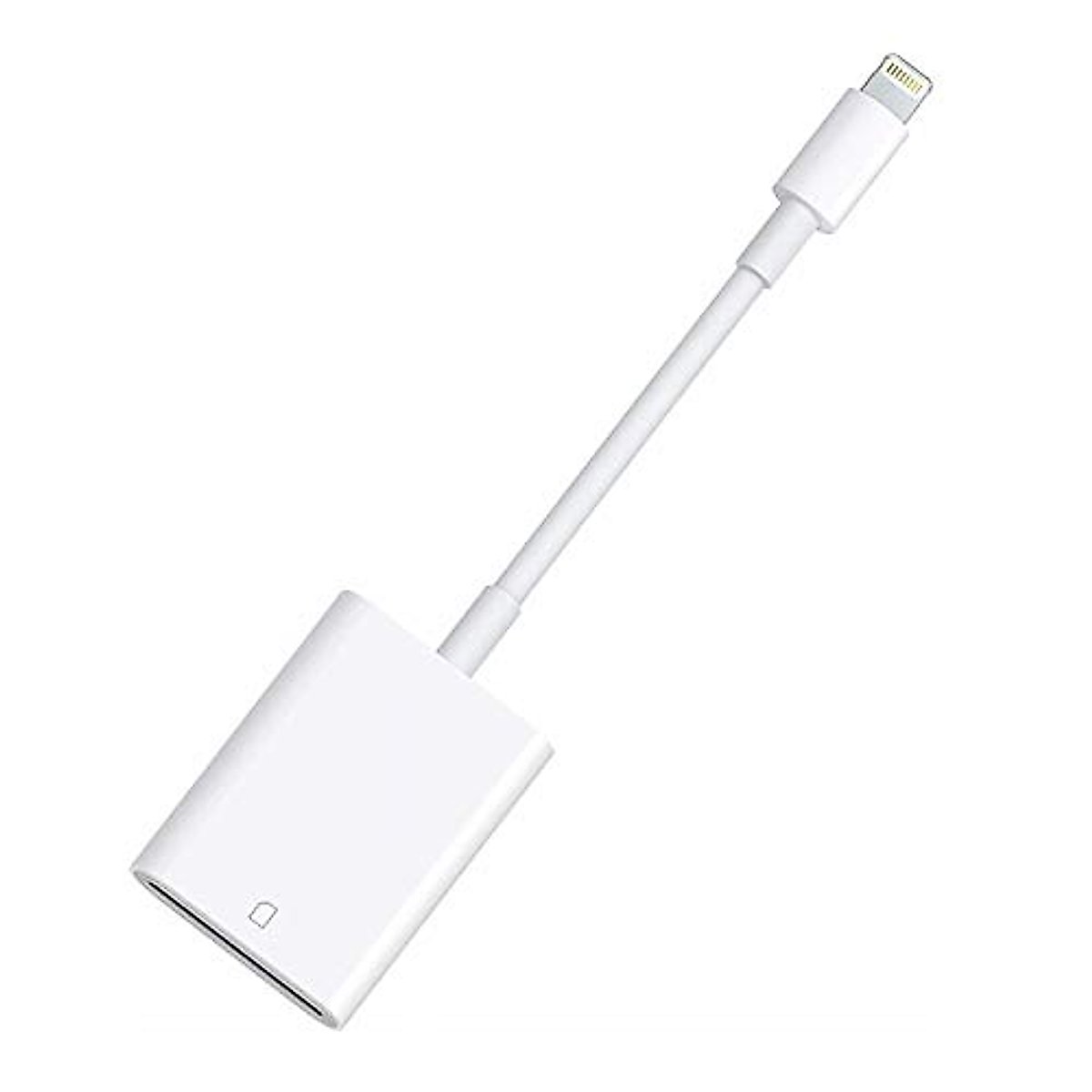 Apple MFi Certified Lightning to SD Card Camera Reader for iPhone iPad, Veetone SD Card Reader Memory Card Reader Trail Camera Viewer SD Card Adapter for iPhone 12/11/XS/XR/X/8/7/iPad, Plug and Play