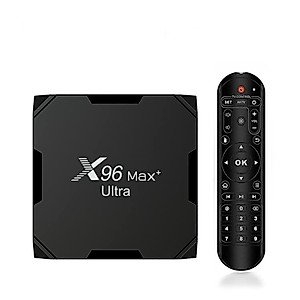 X96 Max Plus Ultra TV Box Android 11 Amlogic S905X4 4GB 32GB Support AV1 8K Dual WiFi BT with i8 Keyboard