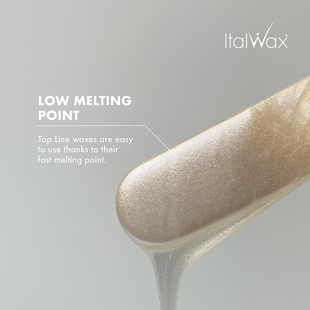 Italwax Top Line Crystal - 750g / 1.65lb - Hard wax beads for hair removal - Unscented - Synthetic formulation ideal for sensitive skins - Recommended for Bikini Area and Armpits