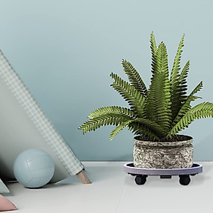 WYNOTT Plant Caddy with Wheels | Plant Roller Base Round Heavy Duty - Patio Indoor Outdoor Flower Pot Mover Plant Pallet Caddy Plant Stand