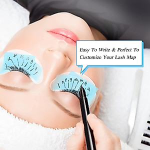 QUEWEL Lash Tape for Eyelash Extensions Blue Eyelash Tape Stick Well Breathable Eyelash Extension Tape Microfoam Tape Eyelash Extensions Flexible & Comfortable for Sensitive Skins to Use (Blue)