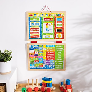 Melissa & Doug My First Daily Magnetic Activities Calendar For Kids, Weather And Seasons Calendar For Preschoolers and Ages 3+