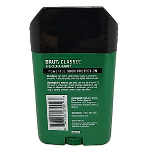Brut Deodorant Original Fragrance 2.25 Oz /63 G (Pack of 6)