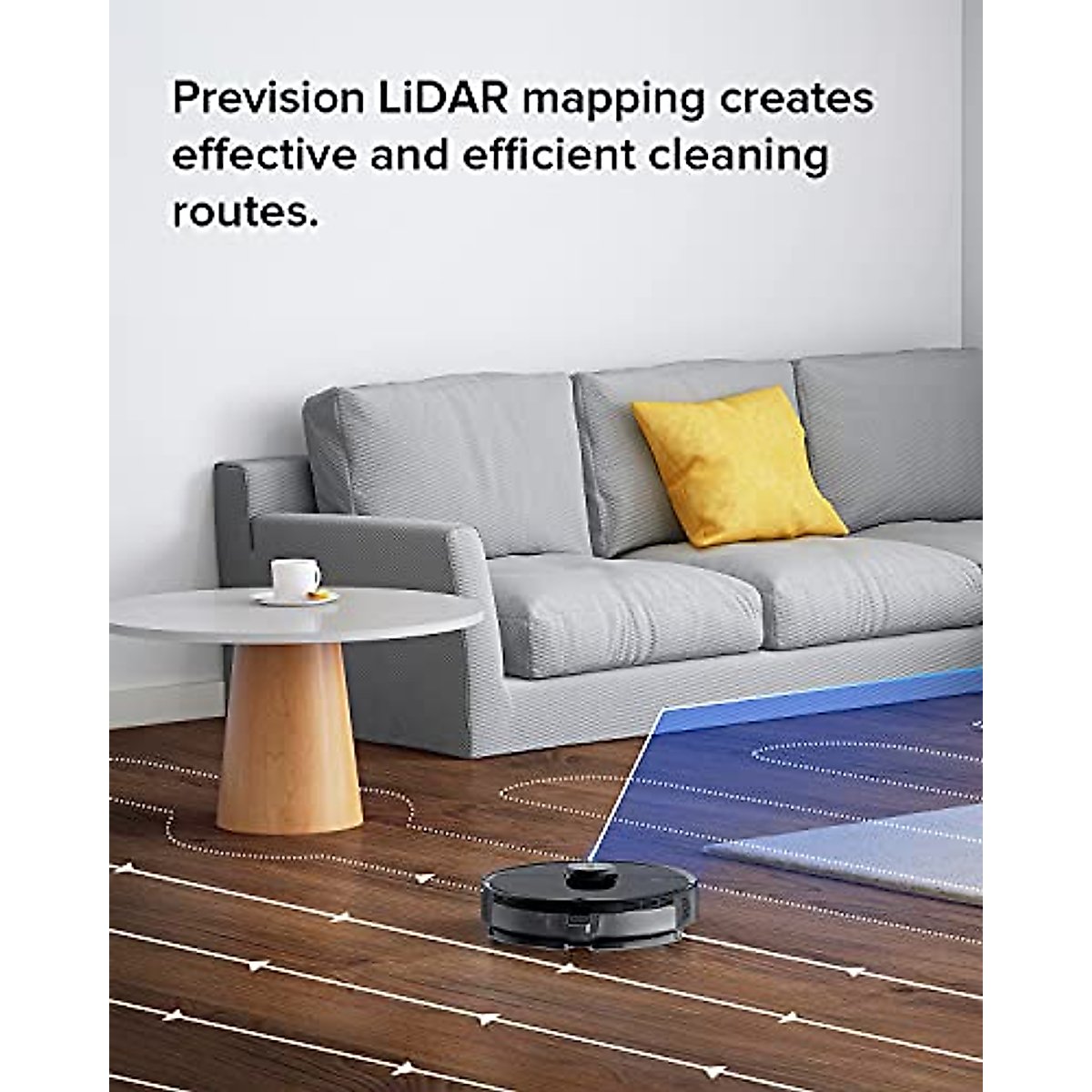 roborock S5 MAX Robot Vacuum and Mop Cleaner, Self-Charging Robotic Vacuum, Lidar Navigation, Selective Room Cleaning, No-mop Zones, 2000Pa Powerful Suction, 180mins Runtime, Works with Alexa