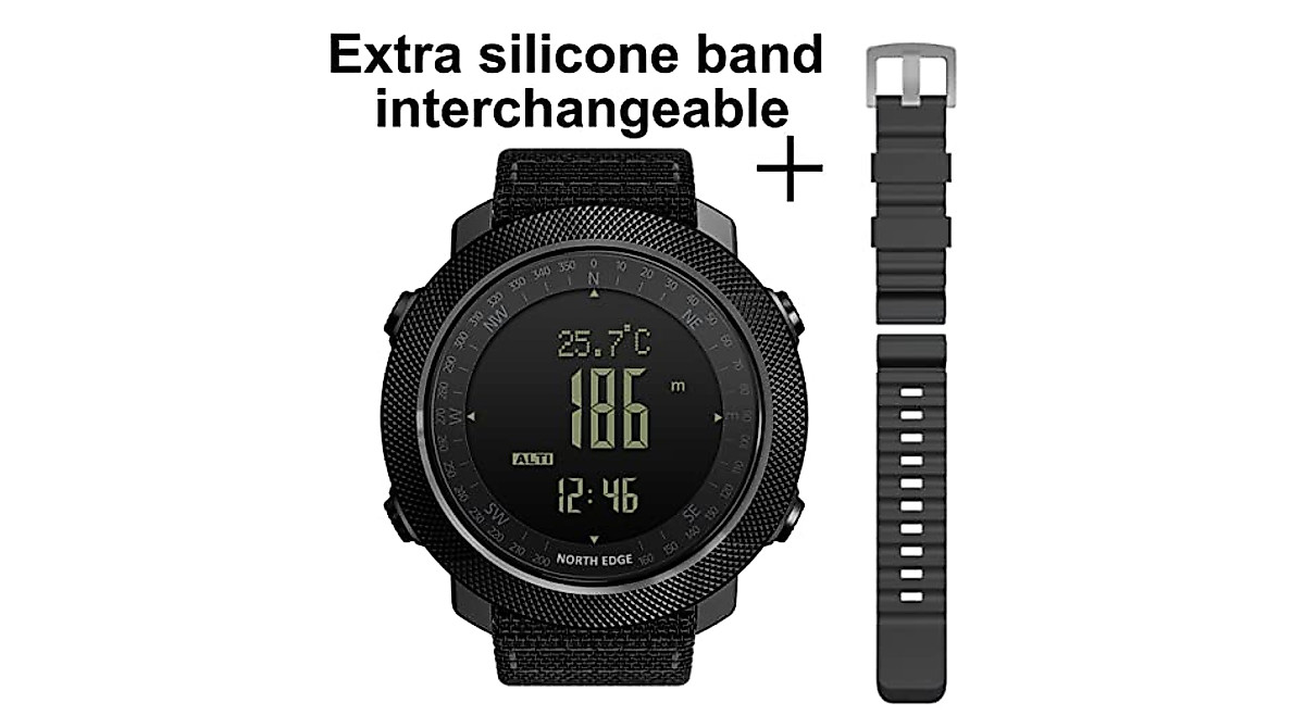 North Edge Apache Tactical Digital Watch for Men | Durable ...