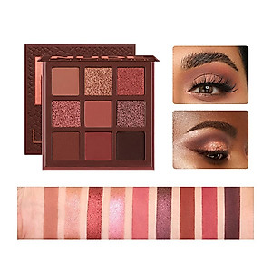 Quxun 9Colorful Eyeshadow Palette High Pigmented Makeup Palette Matte And Shimmer Glitter Eyeshadow Waterproof Long Lasting Eye Shadow Palette #3