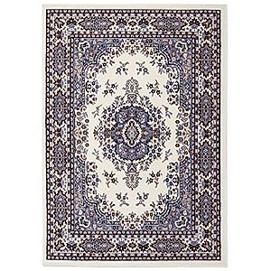 Home Dynamix Premium Sakarya Traditional Medallion Border Area Rug, Porcelain, 7'8"x10'7" Rectangle