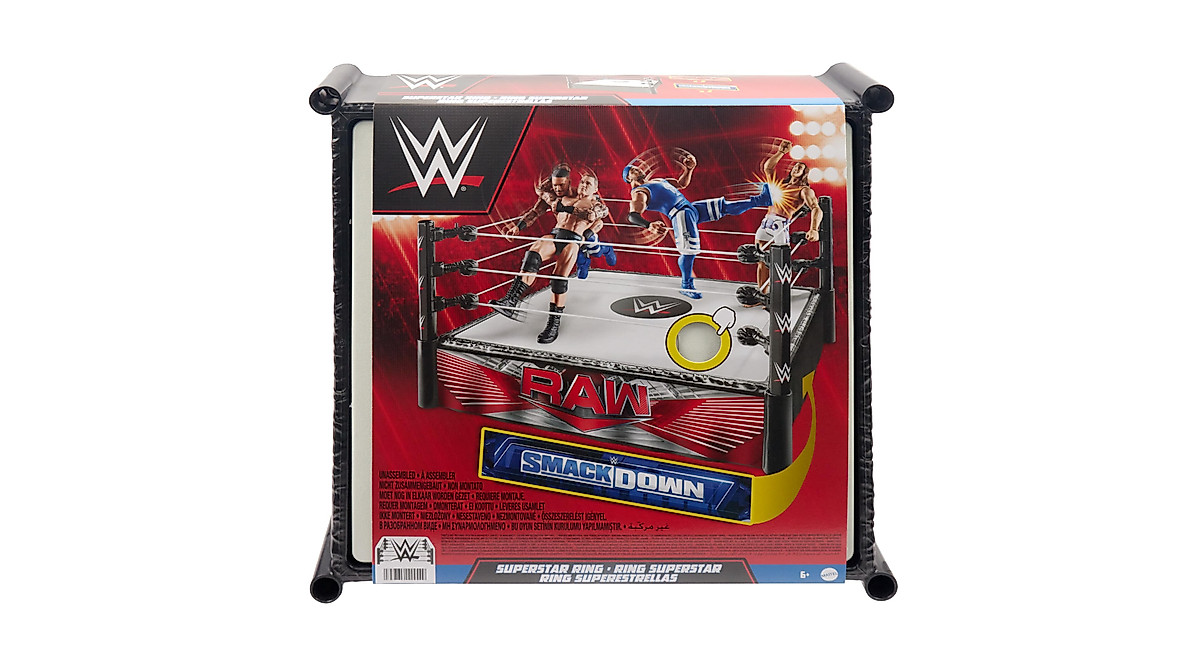 Mattel WWE Superstar Ring - 14" Action Figure Arena