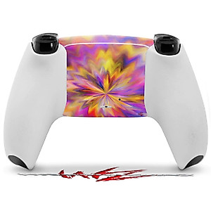 WraptorSkinz Skin Wrap compatible with Sony PS5 DualSense Controller Tie Dye Pastel (CONTROLLER NOT INCLUDED)