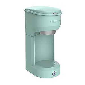 Frigidaire ECMK088-MINT Retro Single Serve Maker, Brewer for Ground Coffee,300 ml, MINT