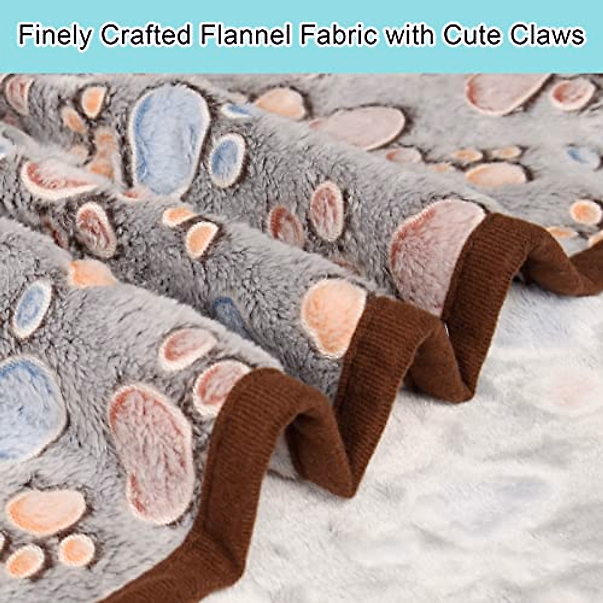 Awaytail 1 Pack 3 Dog Blankets for Large Dogs,Pet Blankets for Dog Bed Cover,Washable Soft Fleece Blankets for Couch Blanket,Blankets for Dogs Cats,41"x31"