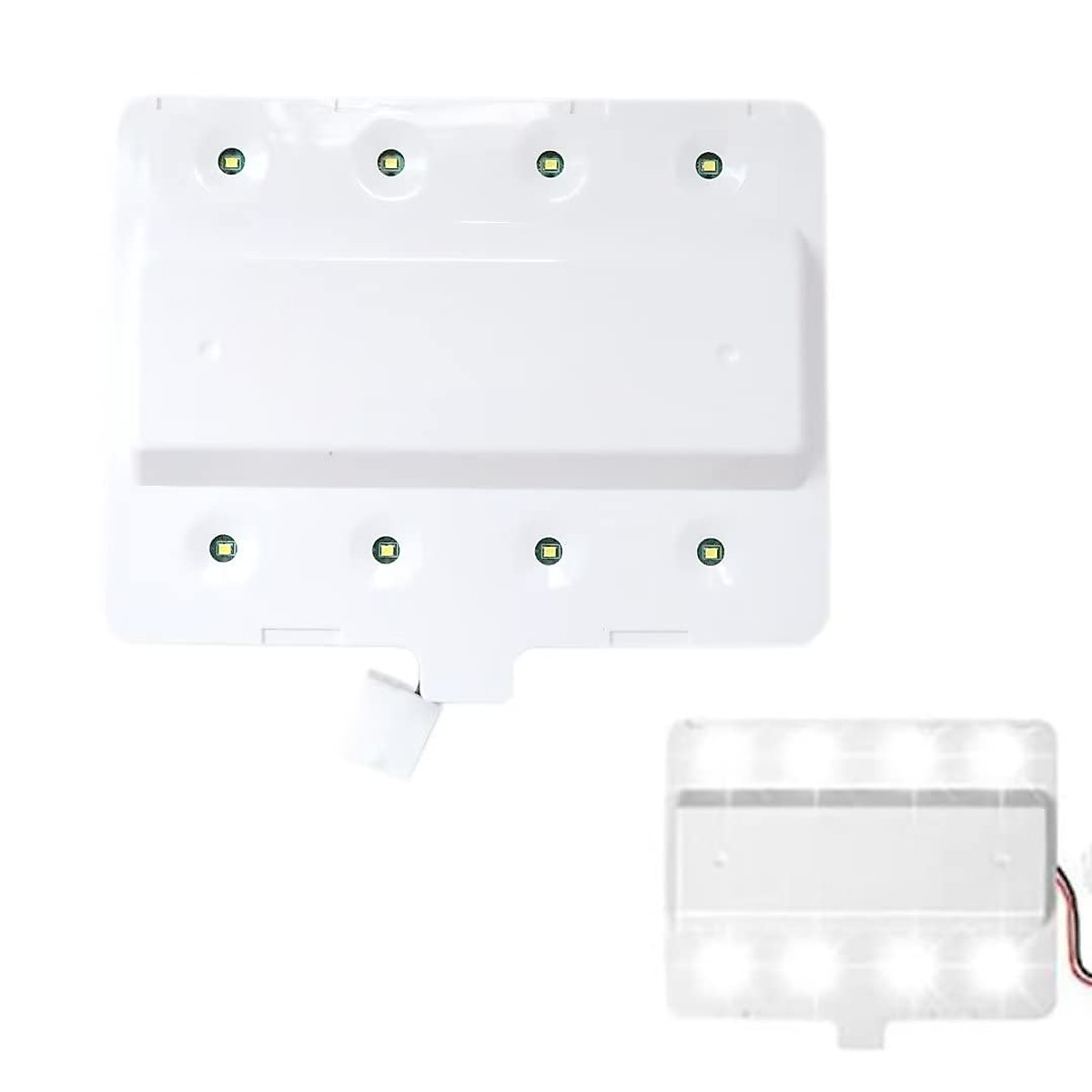 W11043011 Refrigerator LED Light Module Compatible for Whirlpool Kenmore Maytag Fridge Refrigerator, Replace W10866538 PS12070396