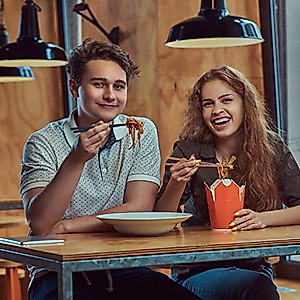 Antner 5 Pairs Natural Wood Chopsticks Reusable Japanese Style Chopstick Gift Sets, Classic Hardwood Chopsticks Dishwasher Safe, 8.8 Inch/22.5cm