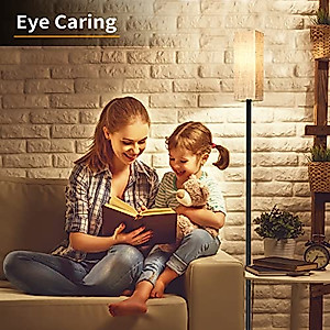 Firturezir Floor Lamp for Living Room, Modern Floor Lamp with Remote Control, Stepless Dimmable 12W Bulb Included, APP Connection and Usage Standing Lamp Tall Lamps for Living Room Bedroom