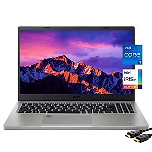 Acer Aspire Vero Business Slim Laptop, 15.6" FHD IPS Display, 11 Gen Intel Core i7-1195G7, Intel Iris Xe Graphics, 16GB DDR4 | 512GB NVMe SSD, Fingerprint Reader, Backlit Keyboard, Windows 11 Home