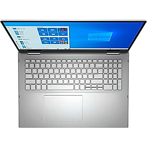 Newest Dell Inspiron 7000 2-in-1 Convertible Laptop, 17" QHD+ 2K Touch Display, Intel Core i7-1165G7, 32 GB RAM, 1TB PCIe SSD, Intel Iris Xe, Webcam, Backlit KB, FP Reader, Windows 10, Silver