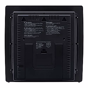 La Crosse Technology BBB86118-INT Curved Atomic Digital Clock with Moon Phase & Temperature