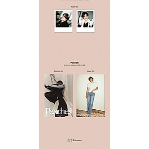 EXO Kai Peaches 2nd Mini Album Contents+Poster+Message Photo Card Set+Tracking Kpop Sealed (PHOTOBOOK B)