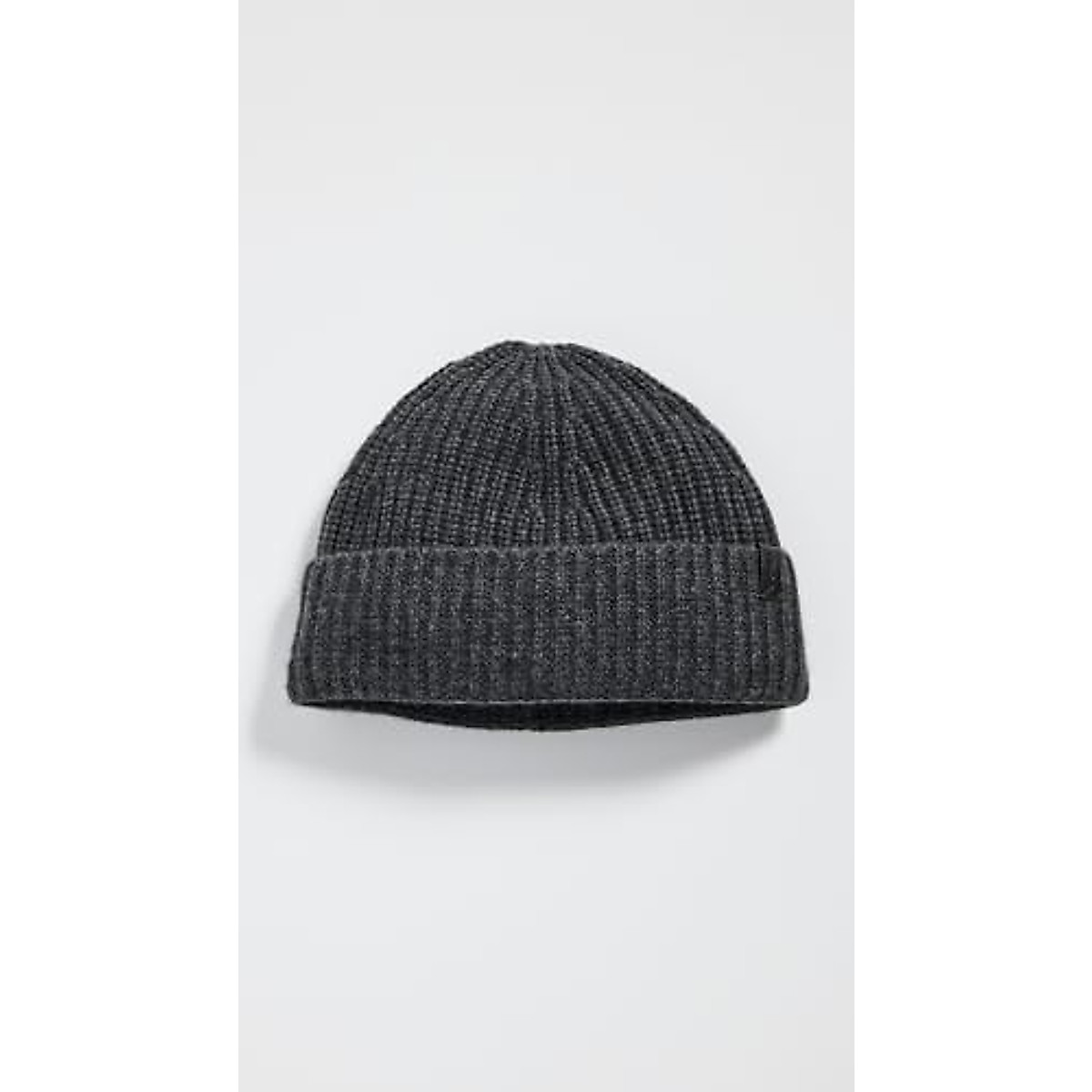 Vince Mens Cashmere Blend Shaker Stitch Knit Hat,Charcoal,OS