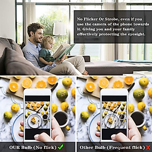 Ascher Vintage G25 LED Globe Light Bulbs, 60 Watt Equivalent, Daylight White 4000K, 750LM, Non-Dimmable, G25 Glass Edison Style for Bathroom Makeup Mirror, Medium E26 Base, Pack of 4