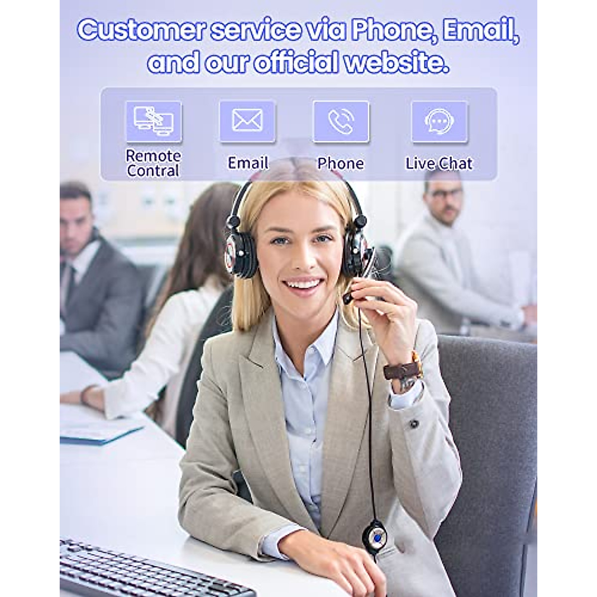 Bluetooth Shipping Label Printer 4X6 - Wireless Thermal Label Printer for Shipping Packages & Small Business - Thermal Shipping Label Printer Support with Phone, Compatible with Etsy , Shopify, UPS