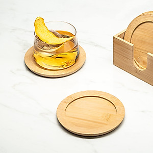 The TAG Store | Luxe Tasting Glasses Set of 2 | 8oz Whiskey Glasses | Modern Barware Collection | Pairs With Drinking and Mixer Glasses | Signature Old Fashioned Glasses | Whiskey Bourbon Scotch