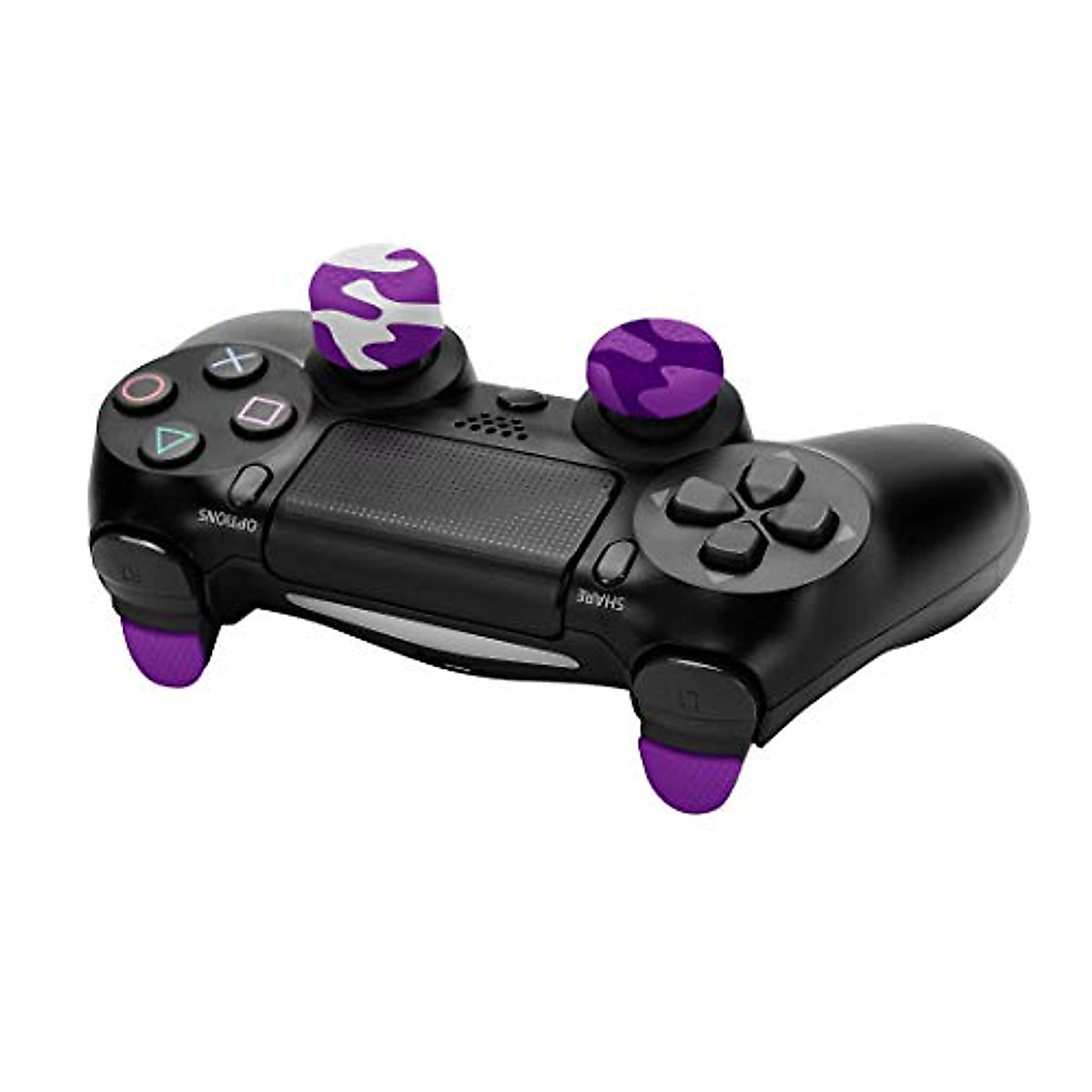 Gioteck TGMP - Thumb Grips for PS4 - Megapack Protection/Caps/Caps for Joystick PlayStation 4 - Non-Slip - Aid to Sight - PS4 Controller Protector (Pack of 4)