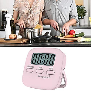 Kitchen Timer 60 Minute Timing - Digital Kitchen Timer Magnetic Countdown Loud Alarm Interval Plastic Funny Multipurpose Household Item