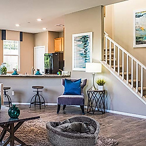 Cat Bed - Heart Pet Bed for Cats or Small Dogs, Ultra Soft Short Plush, Anti-Slip Bottom, Washable High Resilience PP Cotton, Comfortable Self Warming Autumn Winter Indoor Sleeping Cozy Kitty Teddy