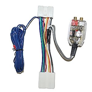 Factory Radio Add A Amp Amplifier Sub Interface Wire Harness Inline Converter Compatible with Dodge Compatible with Eagle and Compatible with Mitsubishi