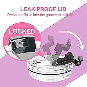 Life's Easy 20oz Insulated Travel Coffee Mug Stainless Steel Vacuum Tumbler Cup with Flip Lid, Spill Proof Double Wall Thermos for- Keep Hot & Cold Drinks, Gifts for Men & Women | Lavender