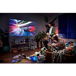 Samsung 30”- 100” The Freestyle FHD HDR Smart Portable Projector for Indoor and Outdoor Home Theater Big Screen Experience with Premium 360 Sound (SP-LSP3BLAXZA, 2022 Model)