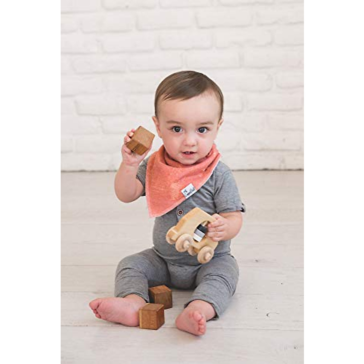 Copper Pearl Baby Bandana Drool Bibs for Drooling and Teething 4 Pack Gift Set “Bison, Soft Set of Cloth Bandana Bibs for Any Baby Girl or Boy, Cute Registry Ideas for Baby Shower Gifts