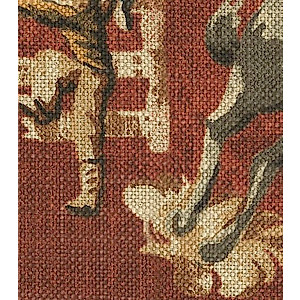 Waverly - Premium Printed Cotton Fabric by The Yard, Western Design, DIY, Craft, Project, Sewing, Designer Upholstery and Home Decor, 54" Wide (Wild West Collection, Barn)