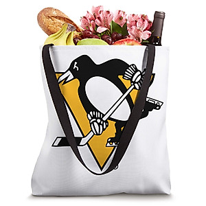 NHL Pittsburgh Penguins Team Logo Beach Tote Bag