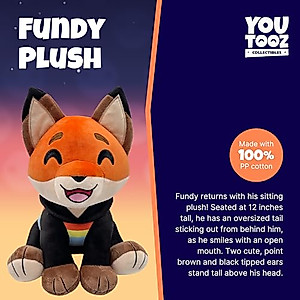 Youtooz Fundy Plush 1" FT, Very Soft Collectible Fundy Floris Plush From Minecraft Video Games by Youtooz Plush Collection