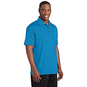 SPORT-TEK PosiCharge RacerMesh Polo. ST640 Pond Blue L