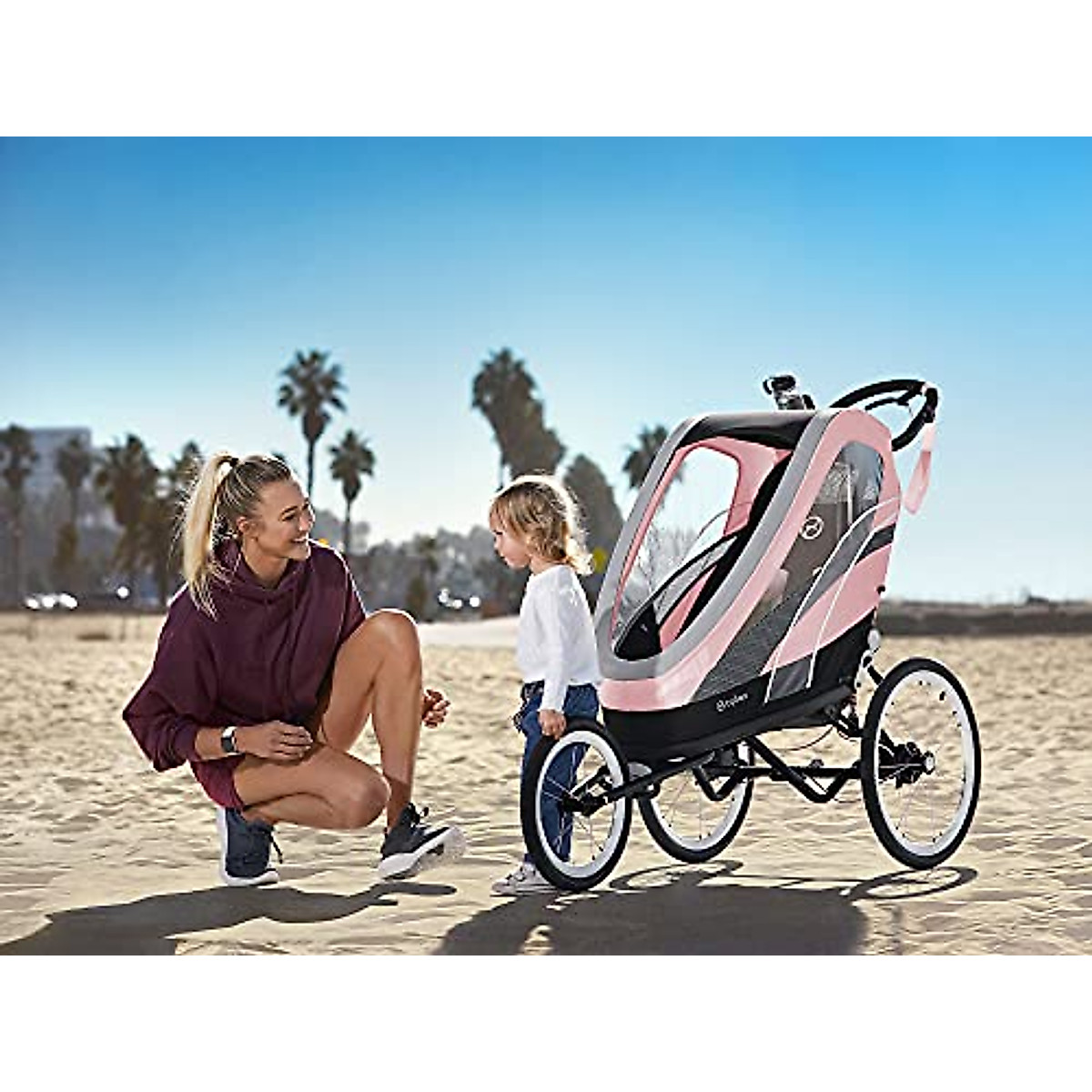 Cybex ZENO Multisport Trailer Seat Pack in Medal Grey