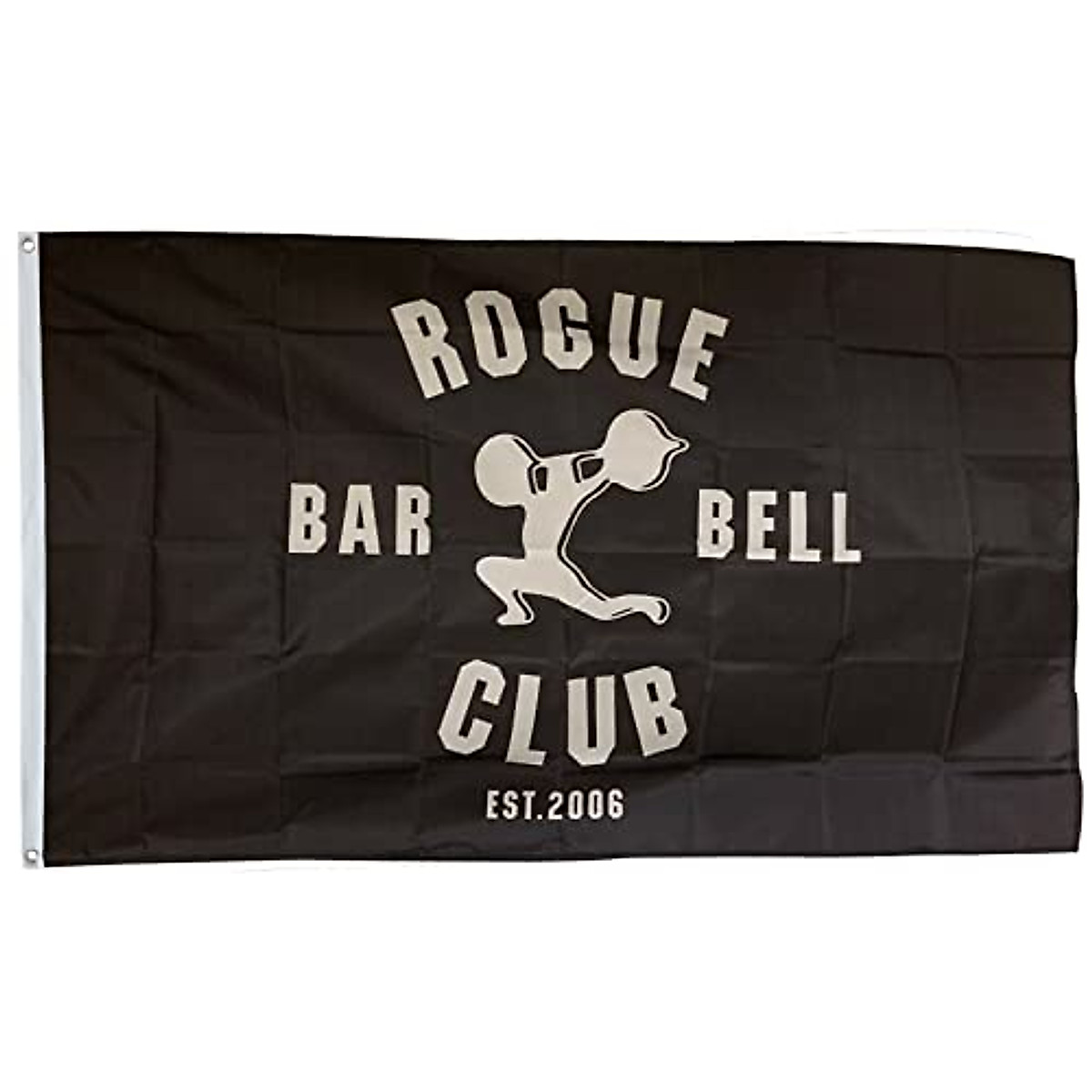 Daoops of Rogue Barbell Club Flag Black Gym Garage Fitness 3x5ft banner
