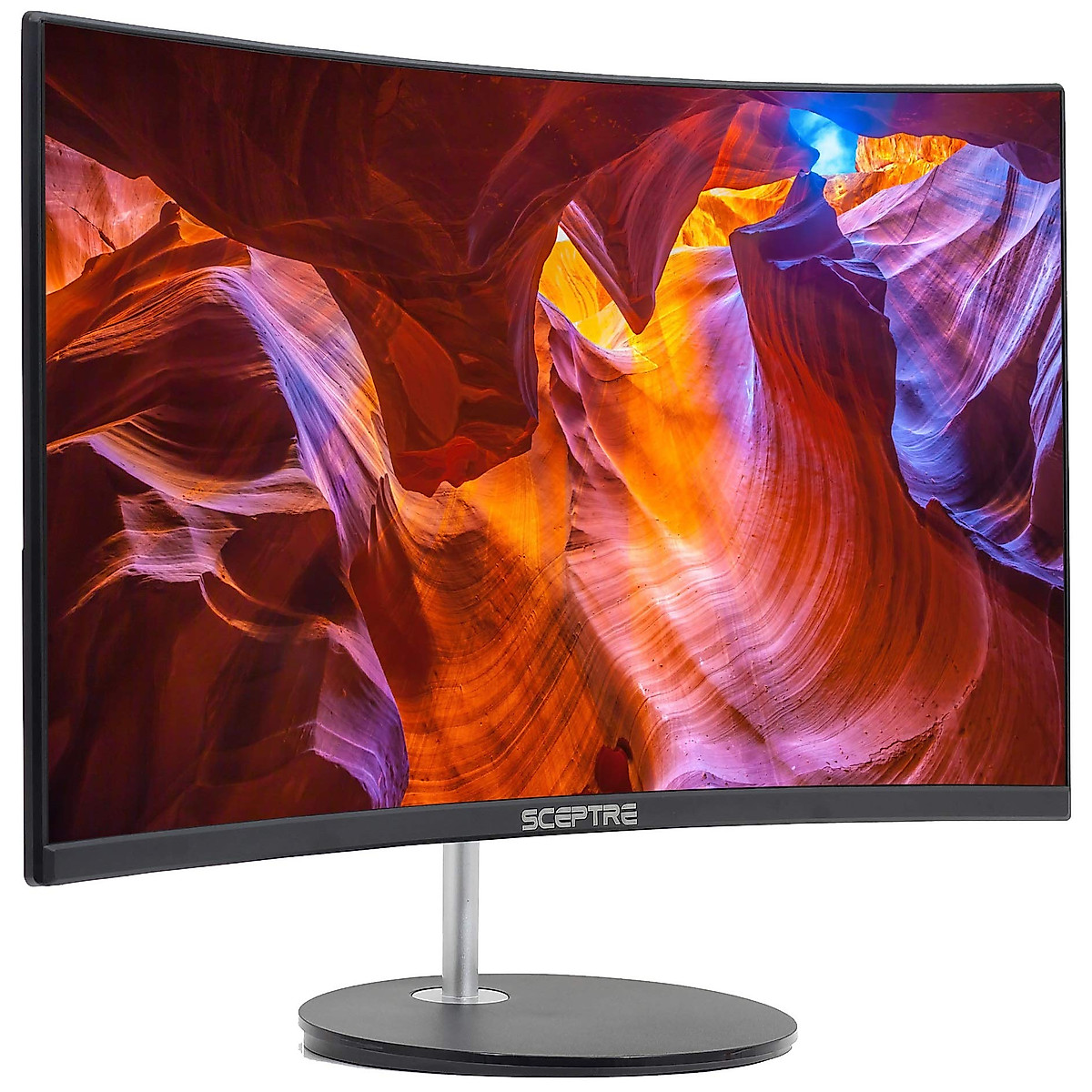 Sceptre 24-inch Curved Gaming Monitor (C248W-1920RN) and Logitech Wireless Keyboard & Mouse Combo (MK345)
