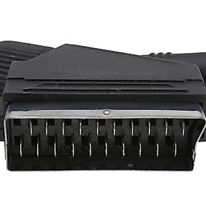 1.8M Real RGB Scart Cable TV Lead Compatible with Sega Saturn