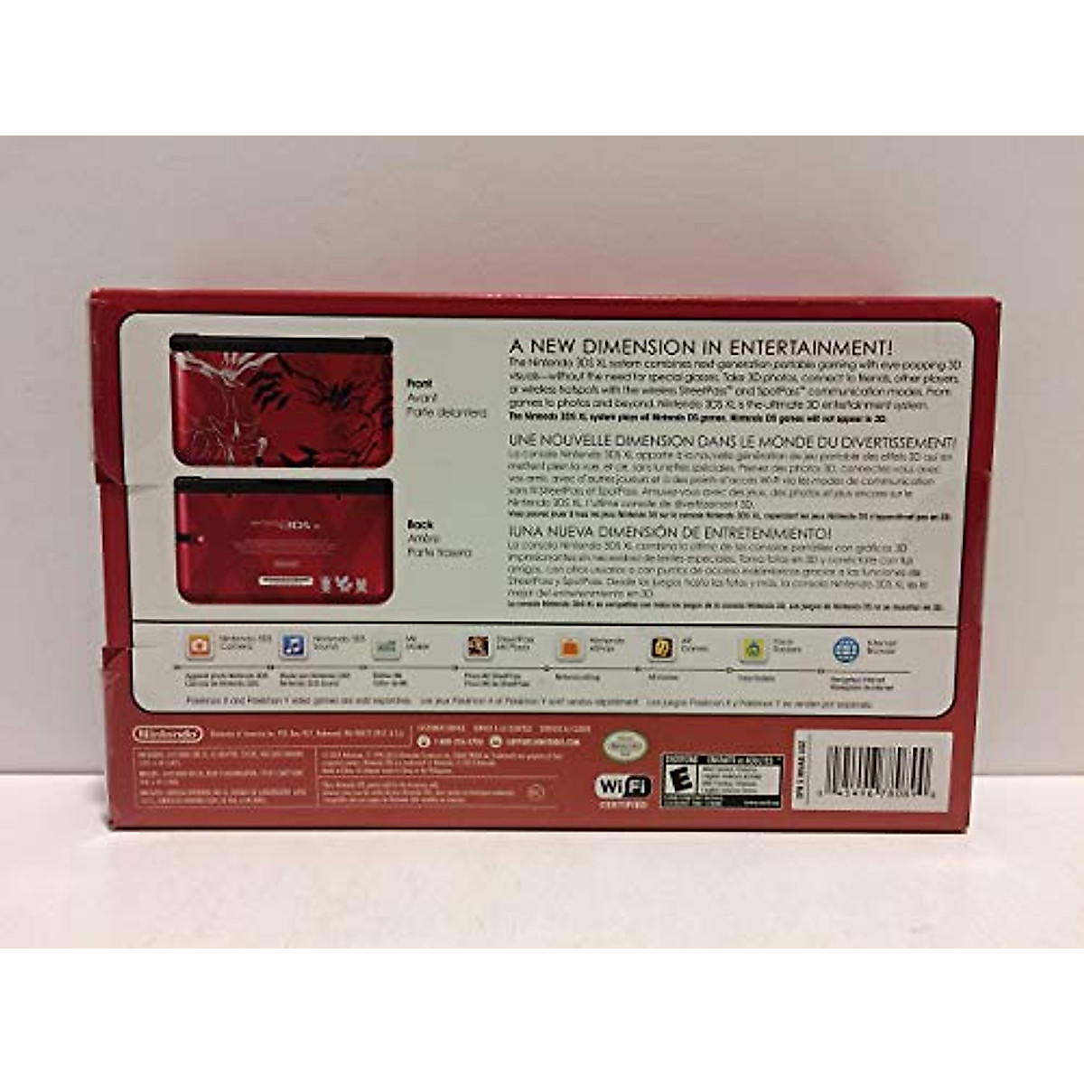 Nintendo 3DS XL - Pokemon X & Y Limited Edition - Red