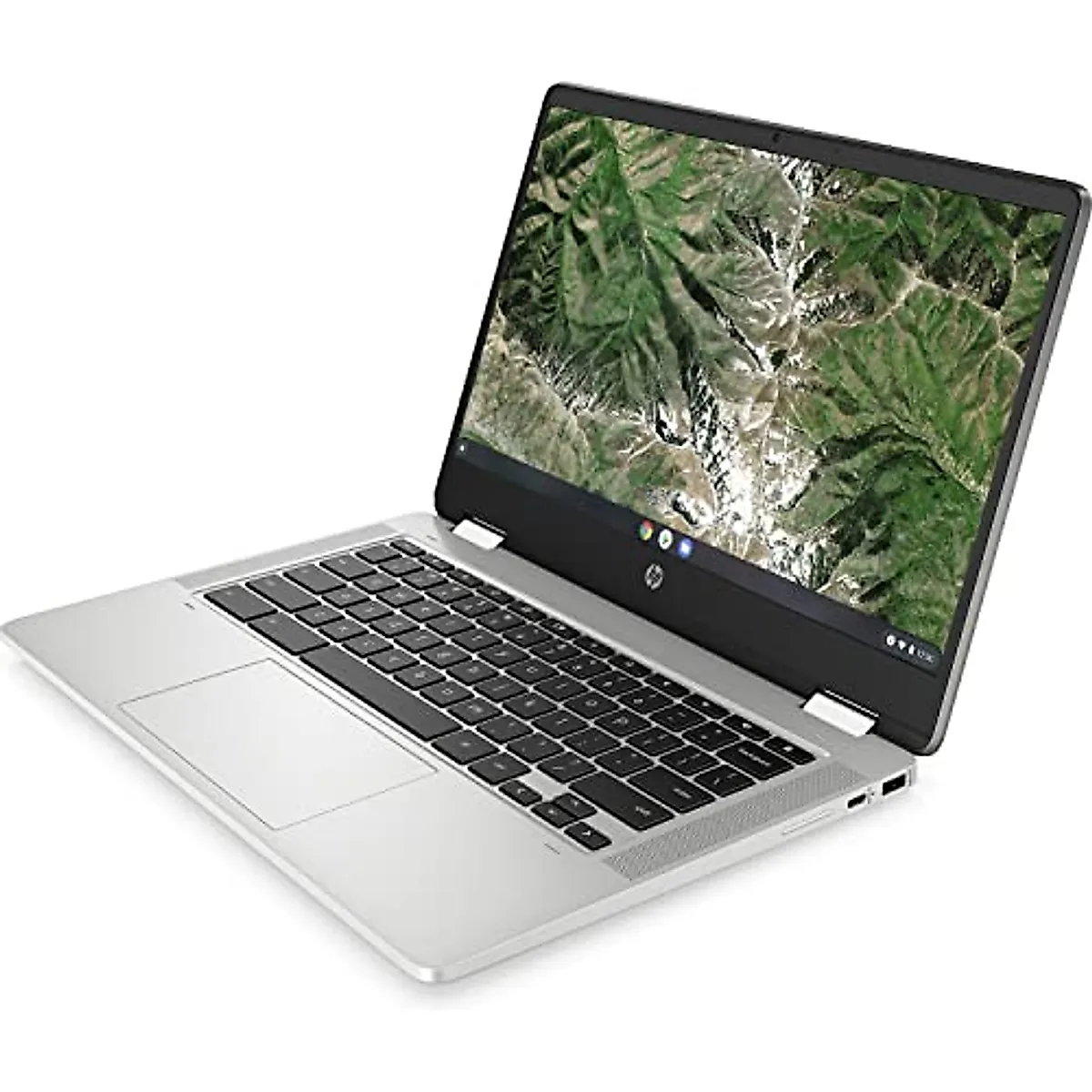 HP Chromebook x360 14A-CA0042CL 14" Touchscreen Intel Celeron N4020, Intel UHD Graphics 600, 4GB LPDDR4 RAM, 64GB eMMC, Chrome OS, Mineral Silver (Renewed)