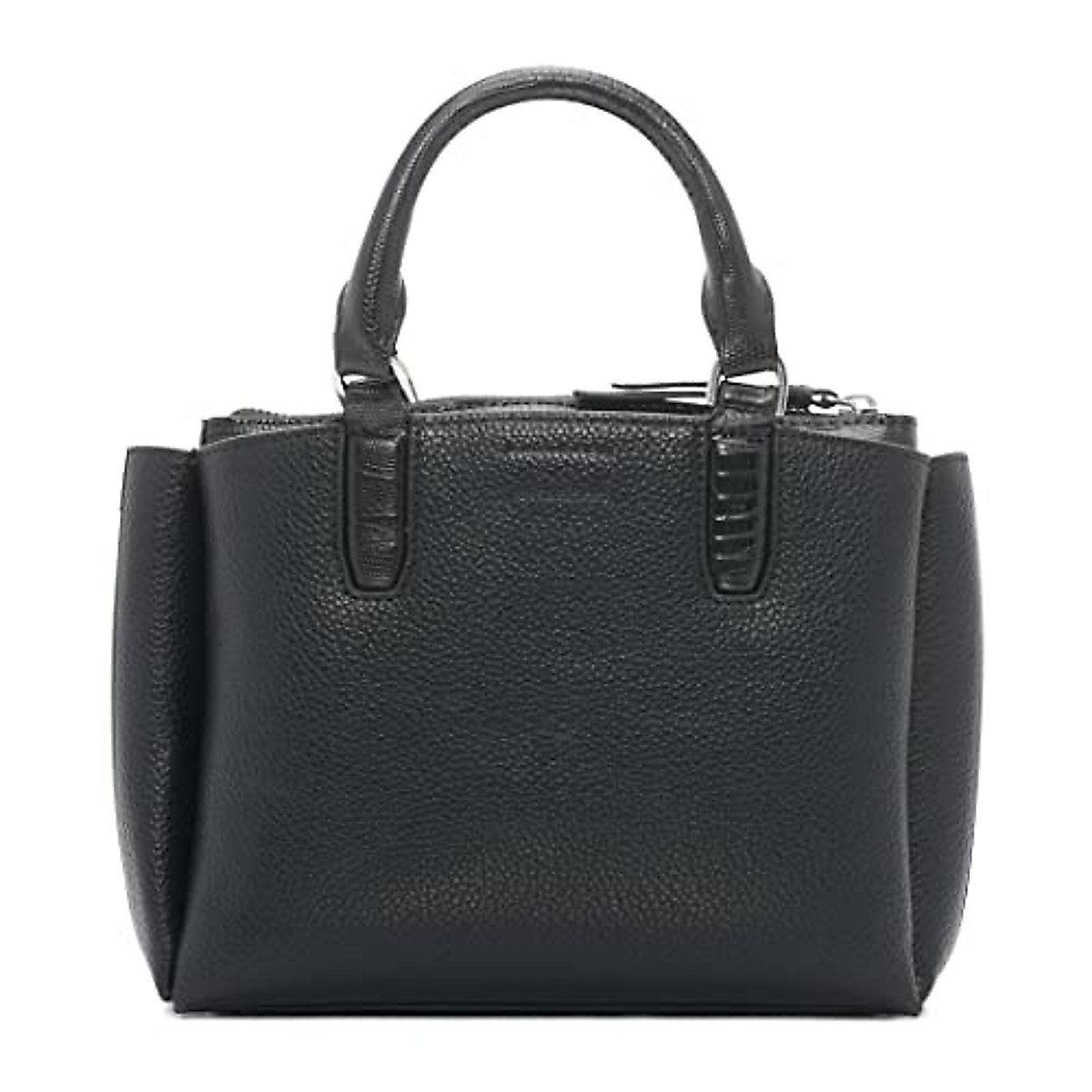 Calvin Klein Rita 2 in 1 Organizaional Mini Bag Crossbody, Black/Silver