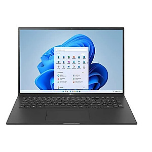 LG Gram 17Z95P-K Laptop 17” IPS WQXGA Intel Evo Platform Core i7-1195G7, 16GB Memory, 512GB M.2 NVMe SSD, Intel Iris Xe Graphics, Wi-Fi 6, Windows 11 Home, Backlit Keyboard, Fingerprint ID, Black