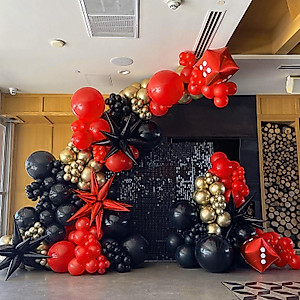 80pcs Black Balloons 12inch,Black Latex Balloons for Birthday Graduation Baby Shower Father's Day Wedding Halloween Christmas Party Decorations (with Black Ribbon)