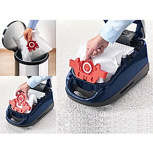 I-clean Replacement FJM Vacuum Bags 12PCS, AirClean 3D Efficiency Vacuum Cleaner Dust Bags With 2 Motor Protection Filters & AirClean Filte