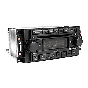 1 Factory Radio AM FM CD Auxiliary Input Compatible with 2004-2010 Jeep Dodge Chrysler P05064171AE REF
