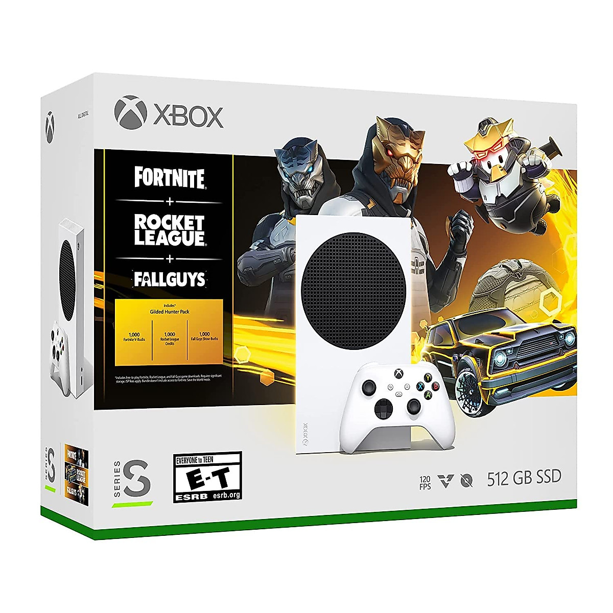 Microsoft Xbox Series S Gilded Hunter 512GB SSD with Xbox Wireless Controller - Carbon Black Bundle